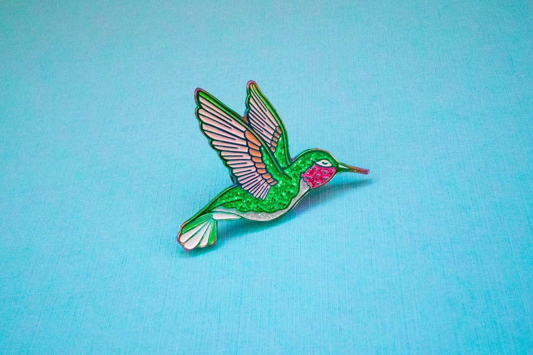 Hummingbird Pin | Hummingbird Gifts | Hummingbird Enamel Pin | Bird ...