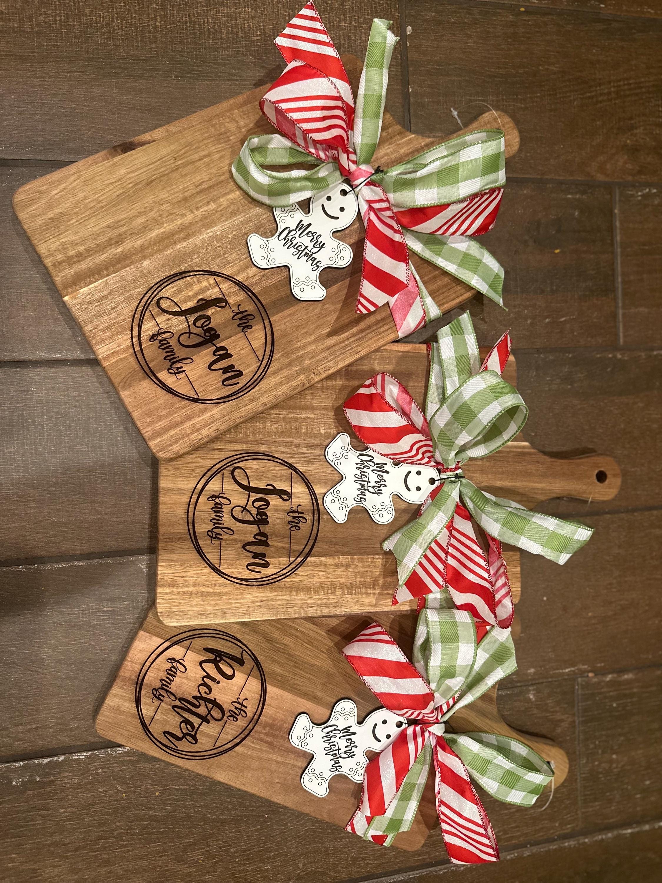 Personalized Gingerbread Cutting Board - Etsy