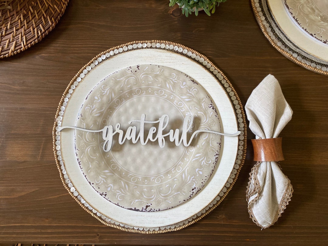 Thankful Place Cards Thanksgiving Place Cards Thanksgiving Place ...