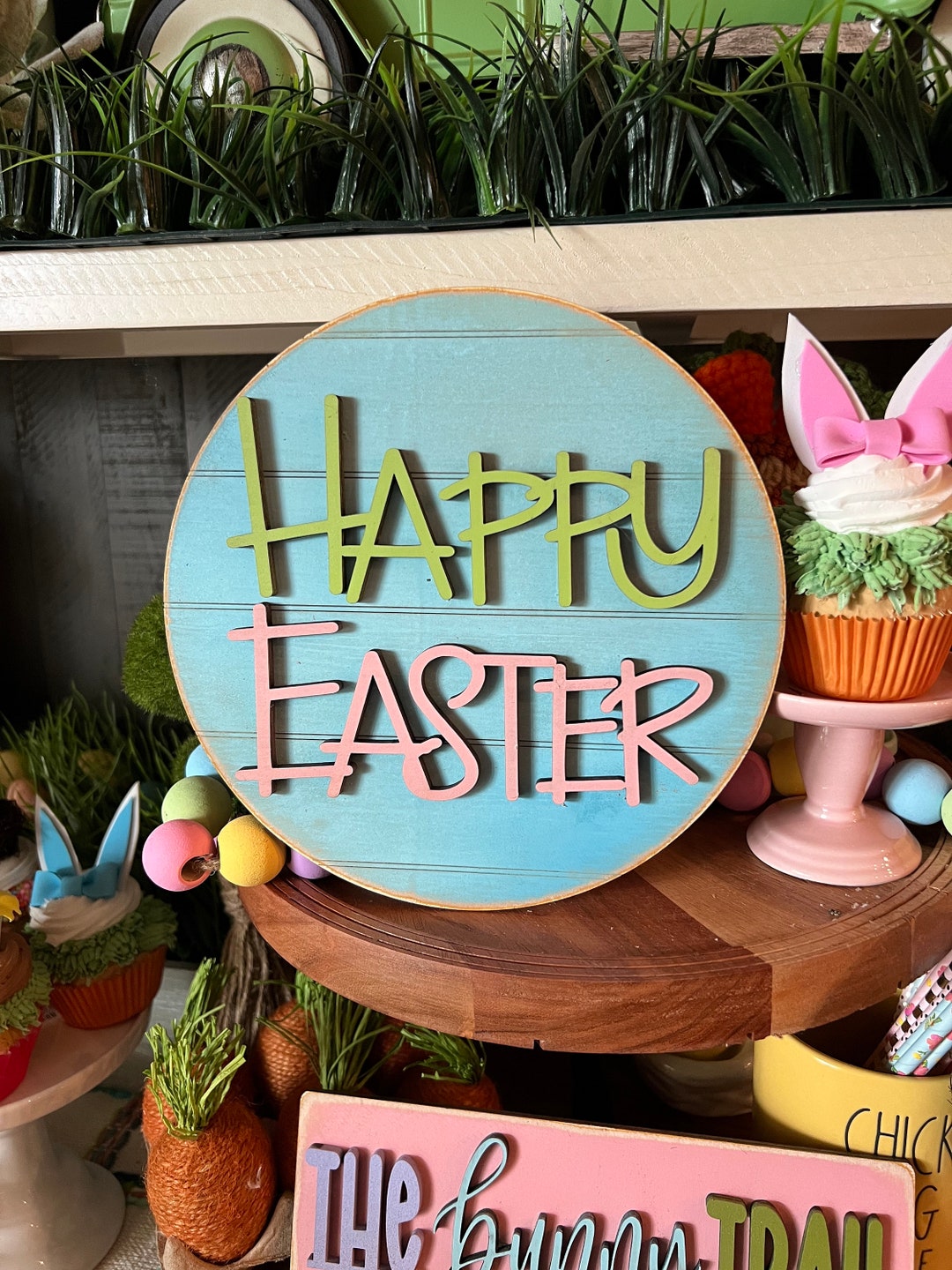 Easter Farmhouse Countertop Sign - Etsy