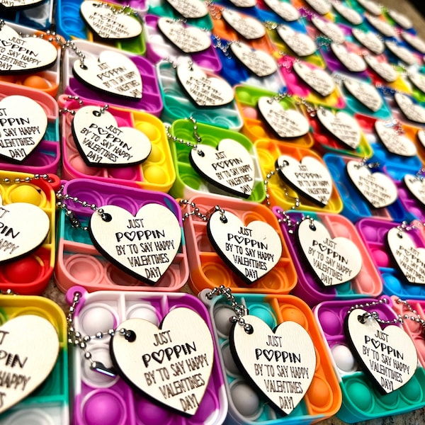 Pop Its Keychain - Etsy