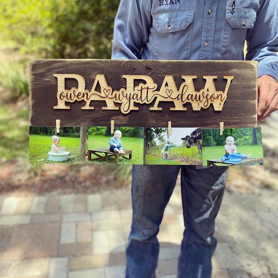Fathers Day 3D Fathers Day Gift Dad Sign Gift for Dad - Etsy