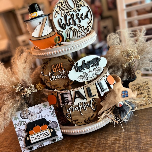 Fall Decor for Tier Tray - Etsy