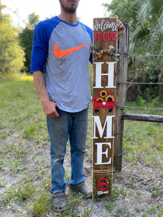 Rustic Farmhouse Porch Decor/front Door Sign | Etsy