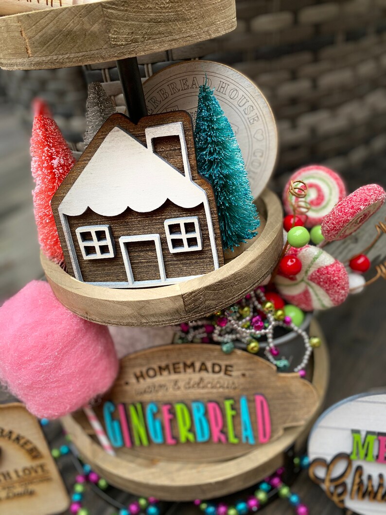 Gingerbread Tier Tray Decor Baking Christmas Cookies - Etsy