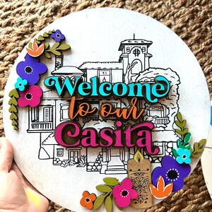 Encanto Sign / Welcome to Our Casita Sign / 3D Wood Sign / - Etsy