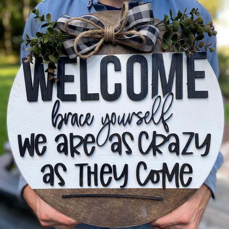 Funny Door Sign - Etsy