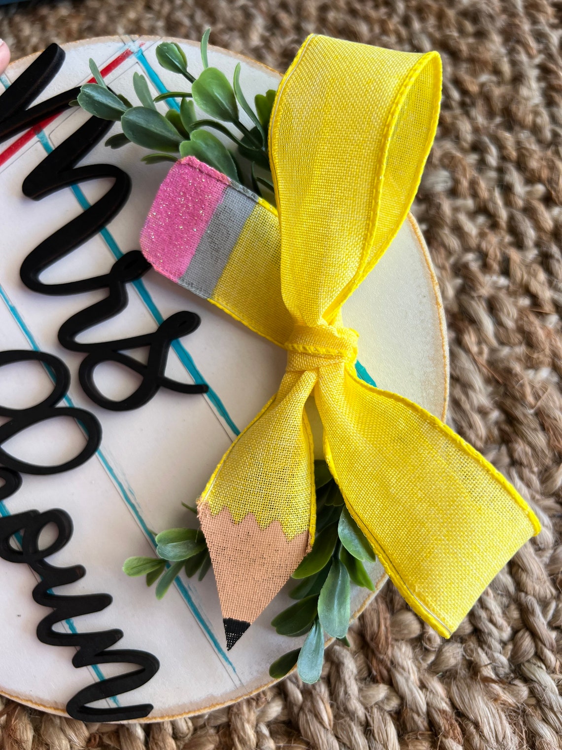 Teacher Gift, 3D Name Sign Classroom Decor- Teacher Graduation Gift ...