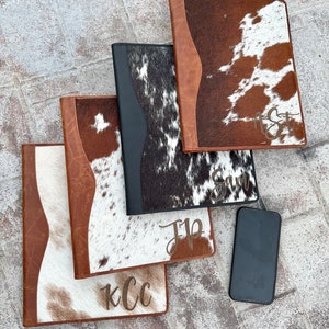 SALE Cowhide Planner or Notebook - Etsy