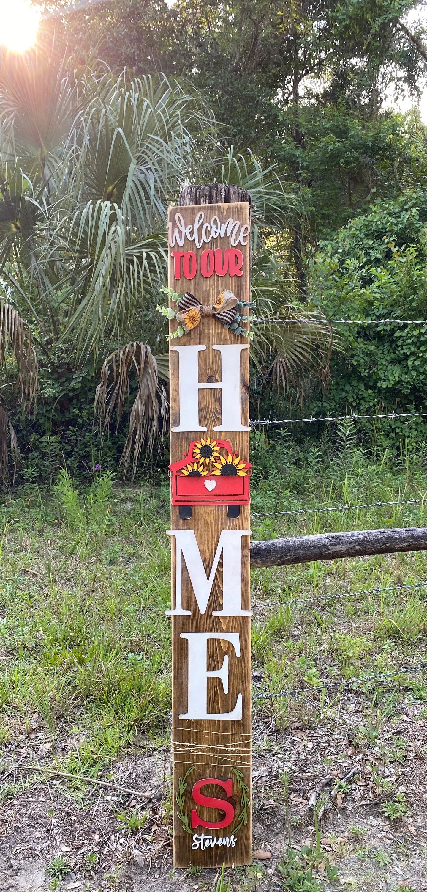 Rustic Farmhouse Porch Decor/front Door Sign - Etsy