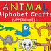 Alphabet Printable Craft A-Z Animal Alphabet Kids Templates - Etsy