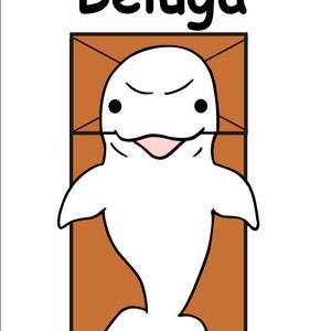 Ocean Animal Paper Bag Puppets Craft for Kids Coloring Puppet Printable ...