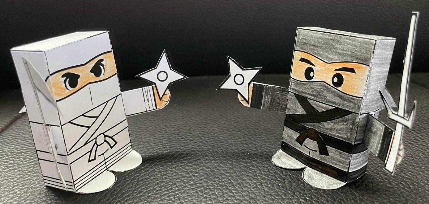 Ninja Warrior Craft Printable Craft Activity for Kids Instant Download ...