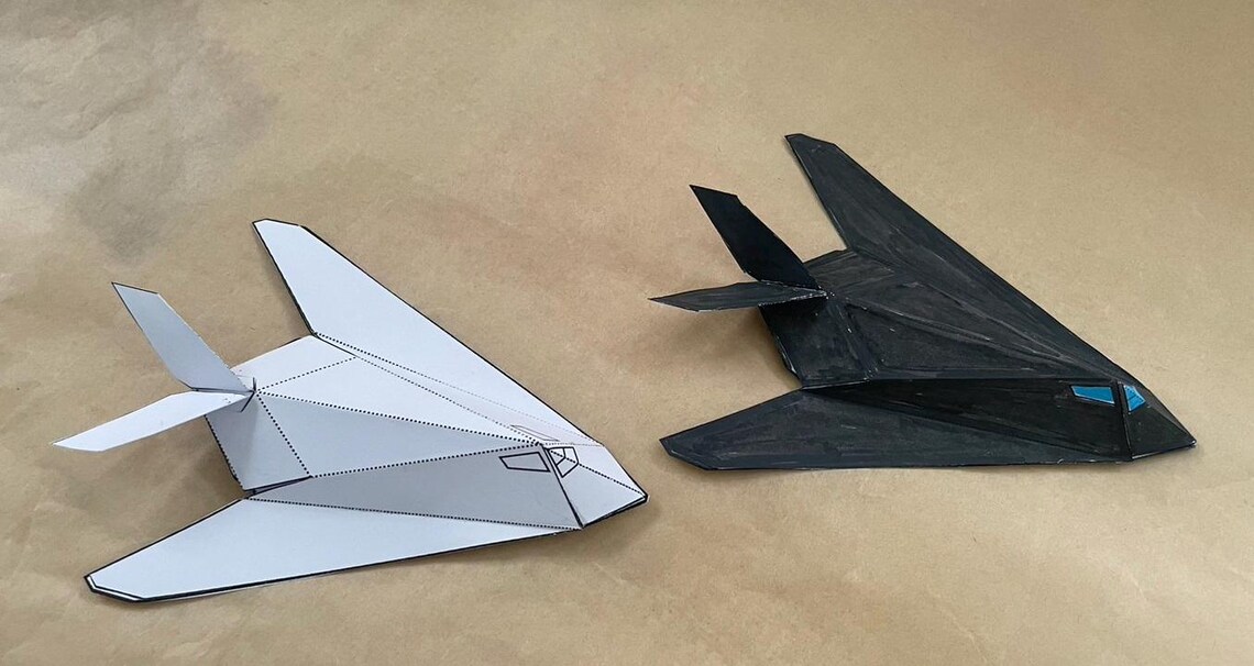 Nighthawk F-177 Craft Printable Craft Activity for Kids Instant ...