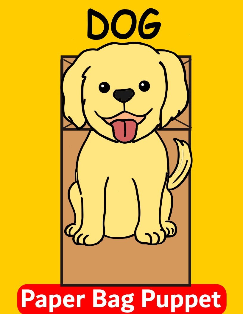 FARM Animals Paper Bag Puppets Zoo Animal Printable Craft Art for Kids ...