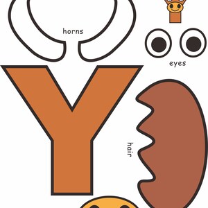 Alphabet Printable Craft A-Z Animal Alphabet Kids Templates Coloring - Etsy