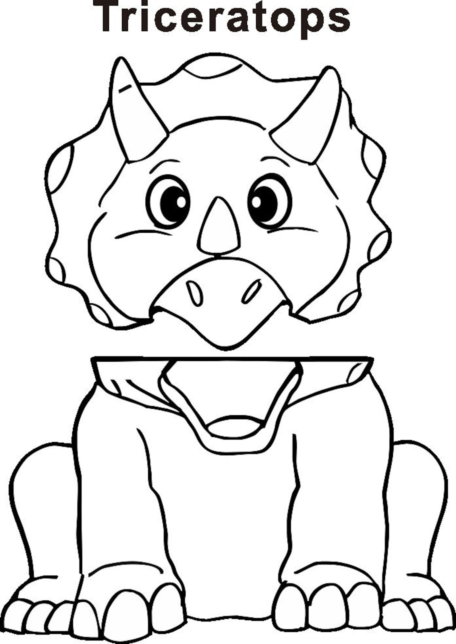 Dinosaur Paper Bag Puppet Craft for Kid Coloring Puppet Printable ...