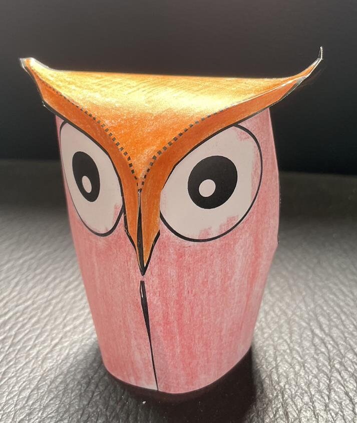 OWL Paper Craft Printable Craft Activity for Kids Instant Download ...