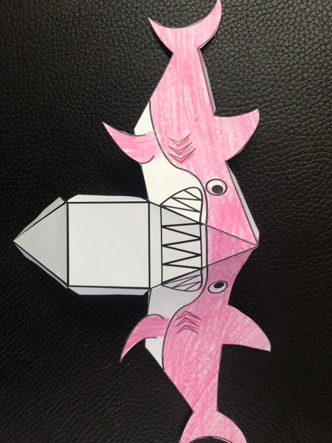 Shark Paper Craft Animal Paper Craft Instant Downloadable Kid's ...