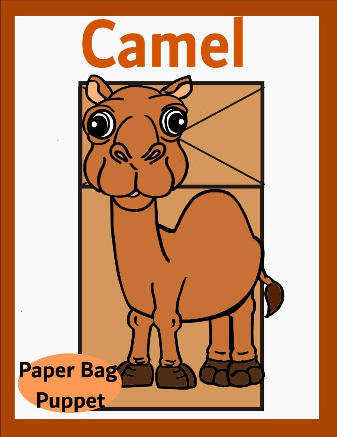 Animals Paper Bag Puppets Zoo Animal Printable Craft Art for Kids ...