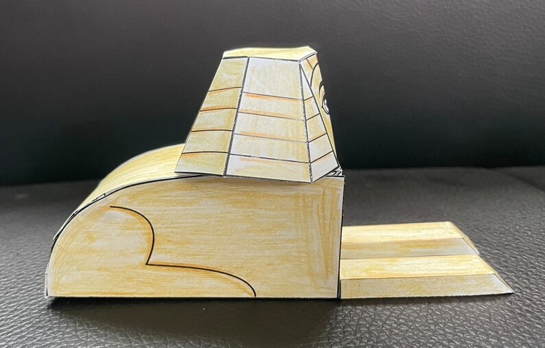 SPHINX 3D Paper Craft the Great Sphinx of Giza Egypt Landmark Printable ...