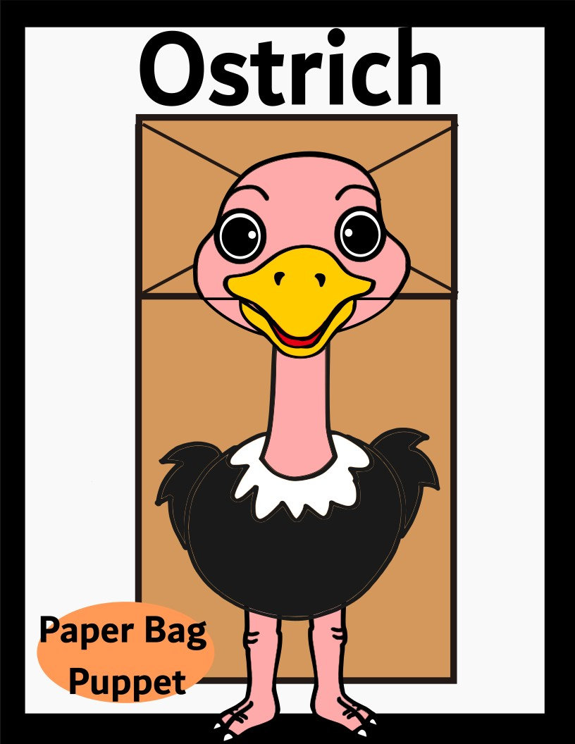 Animals Paper Bag Puppets Zoo Animal Printable Craft Art for Kids ...