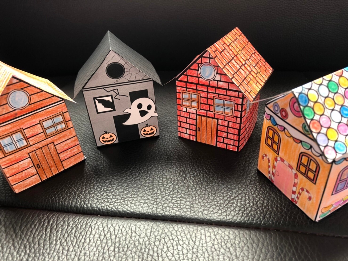 3D House Craft Printable Activity for Kids Instant Download Colouring ...