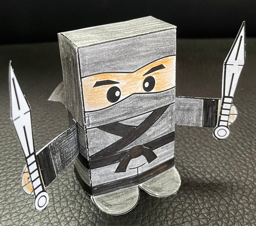 Ninja Warrior Craft Printable Craft Activity for Kids Instant Download ...