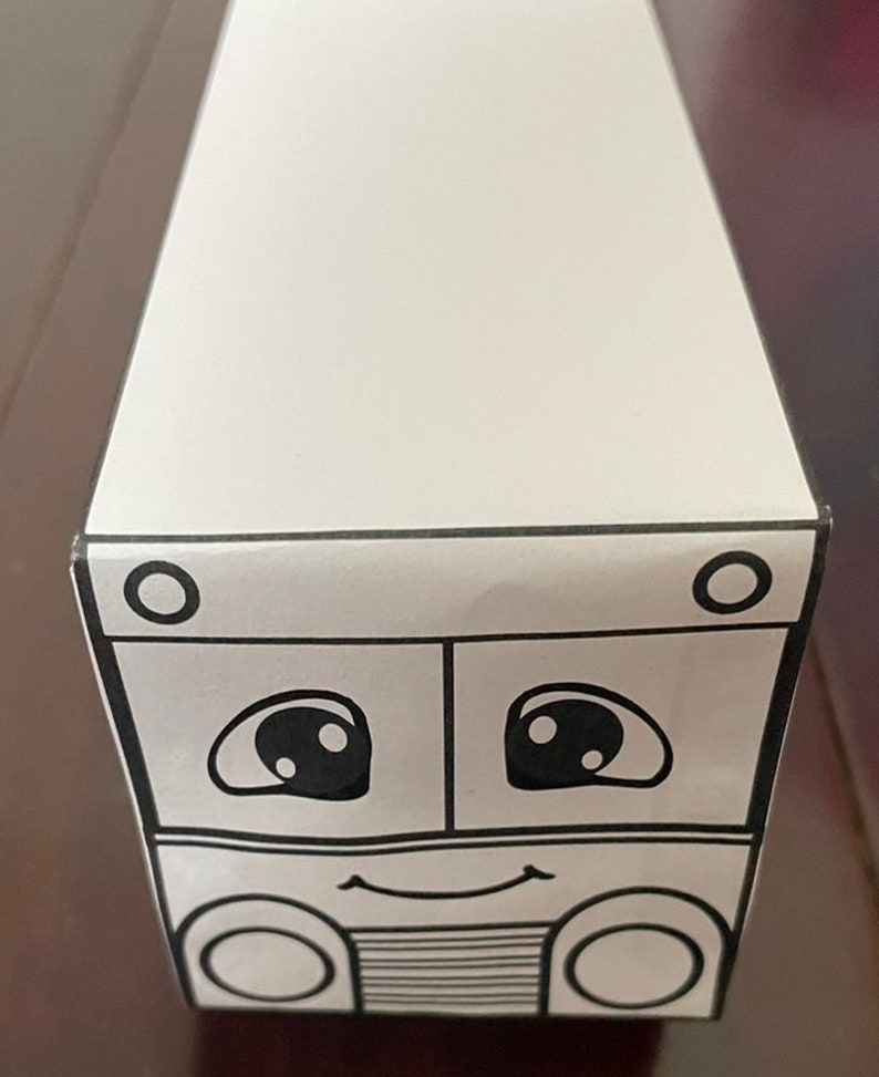 Bus Paper Craft Printable Craft Activity for Kids Instant Download ...