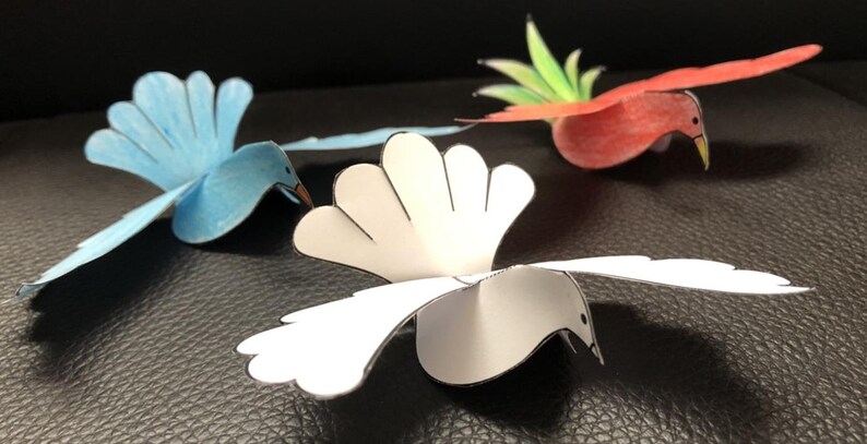 Bird Paper Craft Printable Craft Activity for Kids Instant Download ...