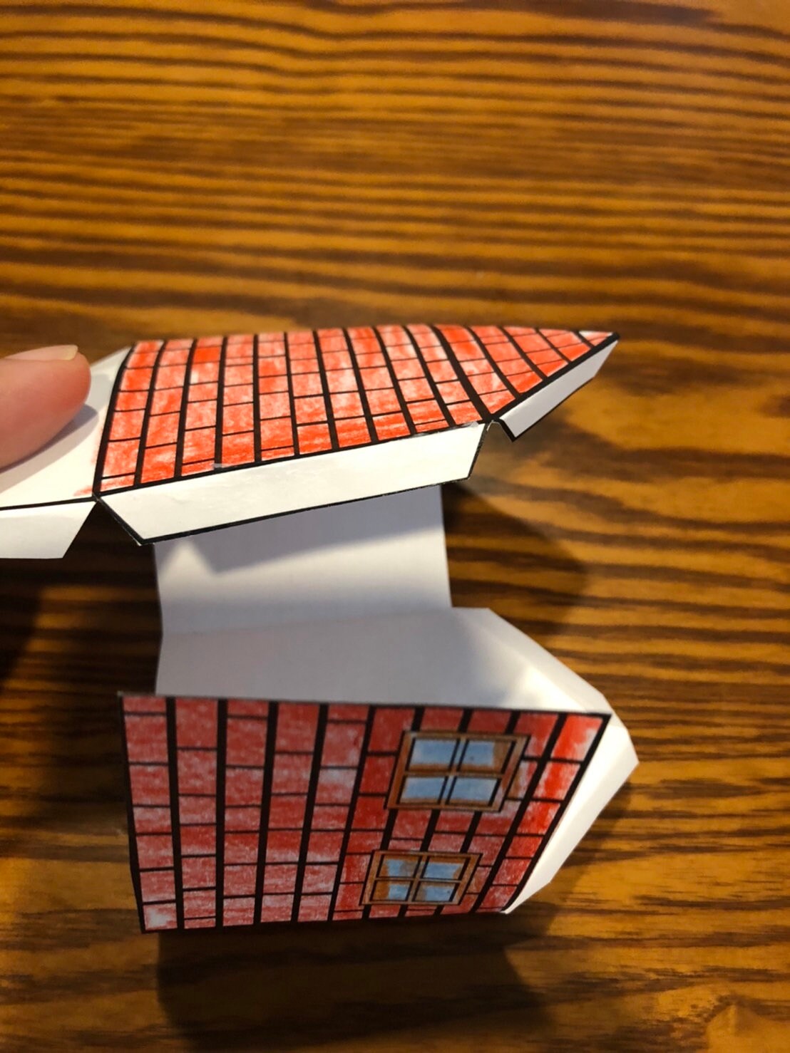 3D House Craft Printable Activity for Kids Instant Download Colouring ...