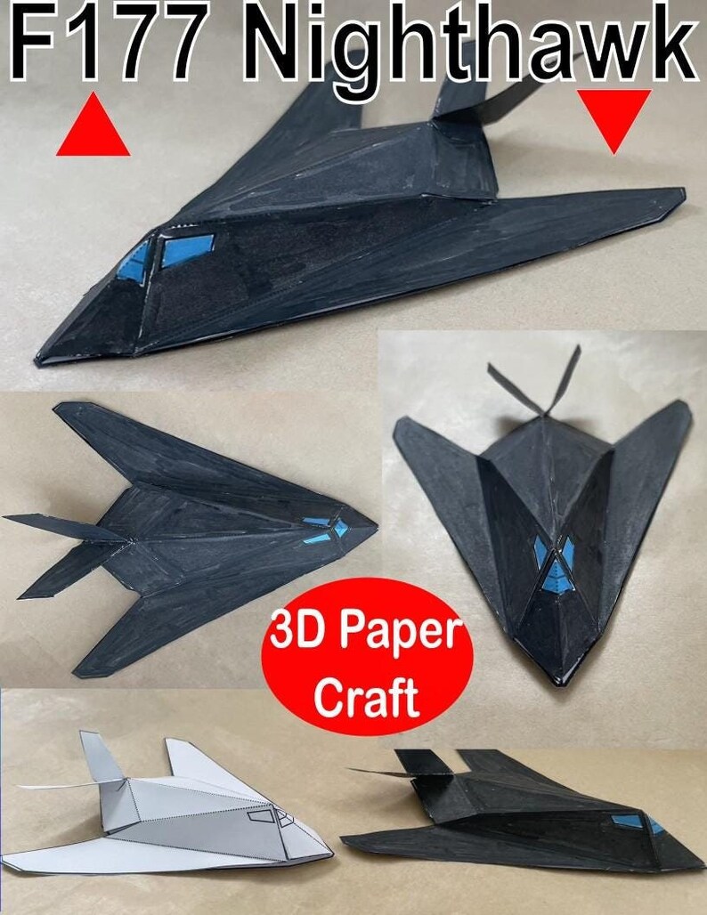 Nighthawk F-177 Craft Printable Craft Activity for Kids Instant ...
