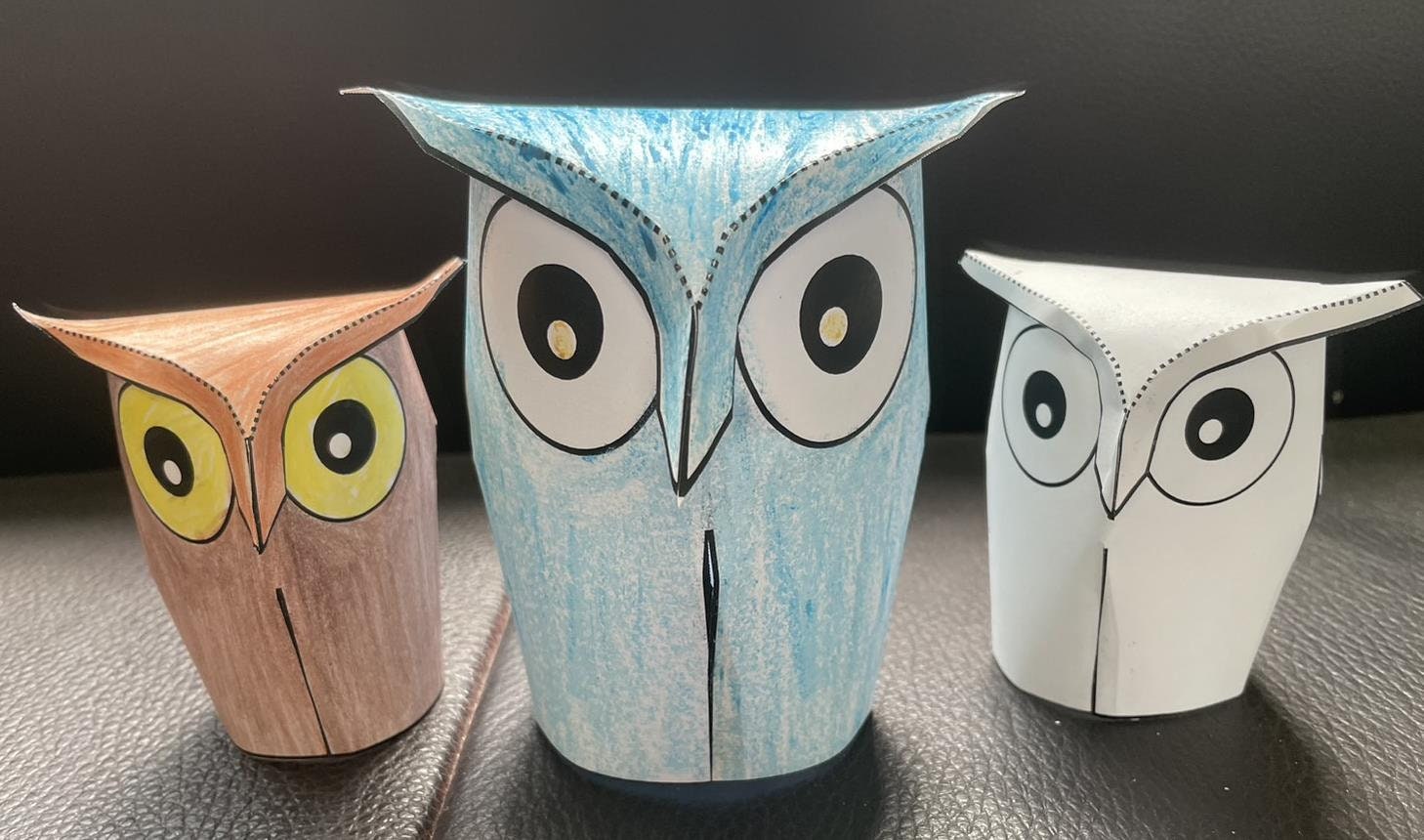 OWL Paper Craft Printable Craft Activity for Kids Instant Download ...