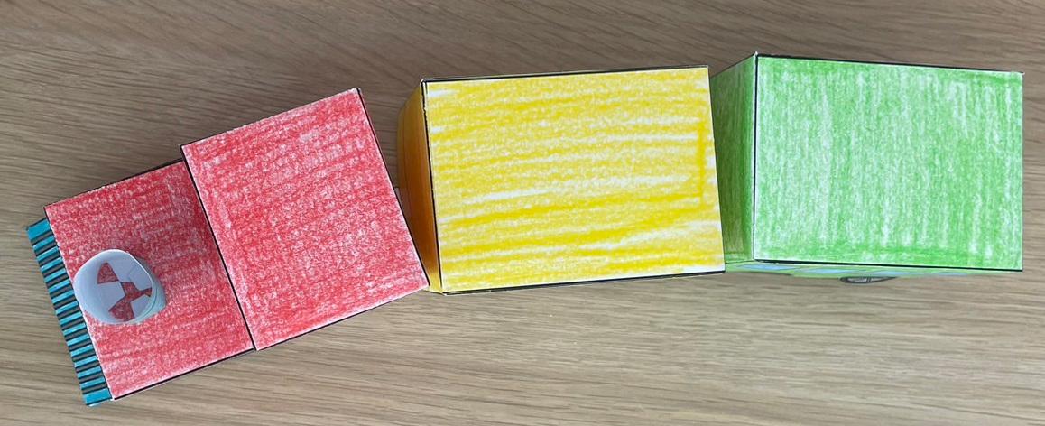 Train Craft 3D Paper Easy Train Craftivity Printable Craft Activity for ...