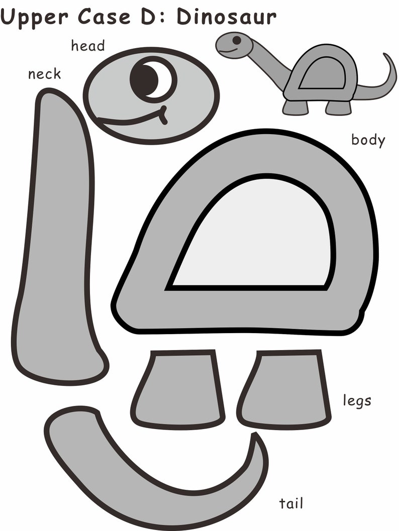 Alphabet Printable Craft A-Z Animal Alphabet Kids Templates - Etsy