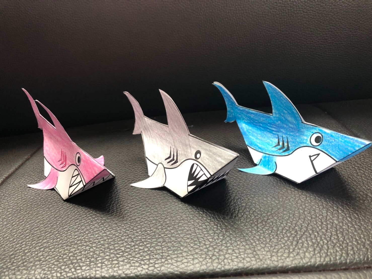 Shark Paper Craft Animal Paper Craft Instant Downloadable Kid's ...