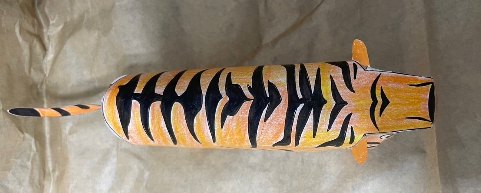 Tiger Paper Craft Printable Craft Activity for Kids Instant Download ...