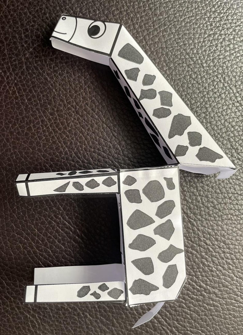 Giraffe Paper Craft Printable Craft Activity for Kids Instant - Etsy