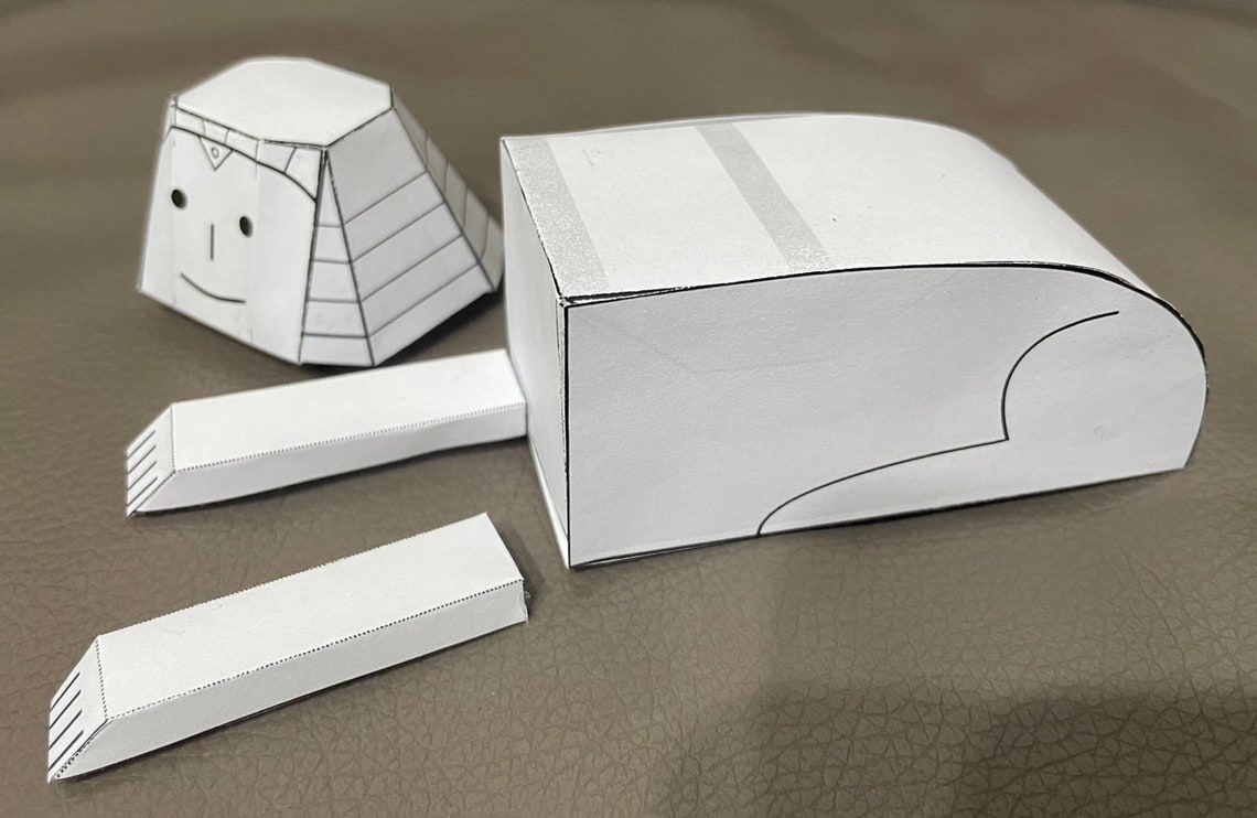 SPHINX 3D Paper Craft the Great Sphinx of Giza Egypt Landmark Printable ...