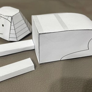 SPHINX 3D Paper Craft the Great Sphinx of Giza Egypt Landmark Printable ...