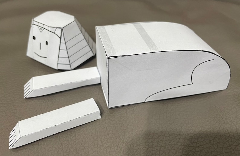 SPHINX 3D Paper Craft the Great Sphinx of Giza Egypt Landmark Printable ...