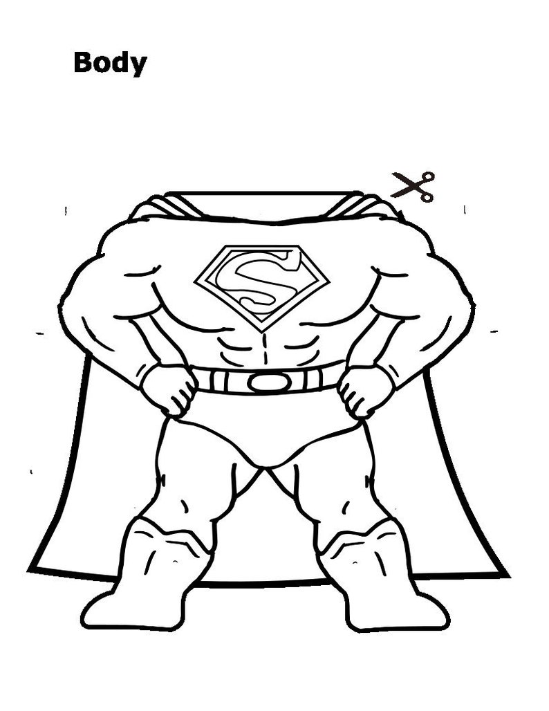 Superhero Paper Bag Puppets Printable Activity for Kids - Etsy