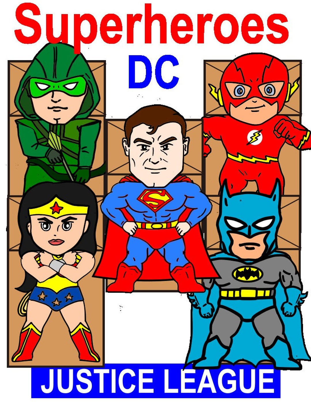 Superhero Paper Bag Puppets Printable Activity for Kids - Etsy