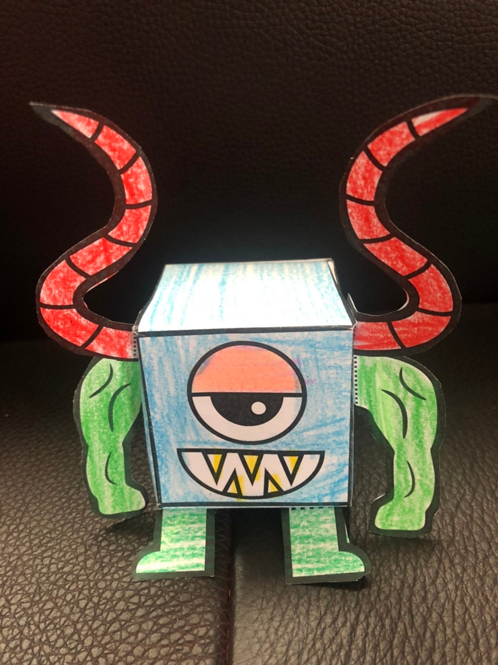 3D Shapes Monsters Geometry Crafts Printable Craft Activity for Kids ...