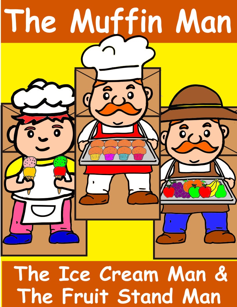 Nursery Rhymes Paper Bag Puppets Printable Craft Art for Kids Coloring ...