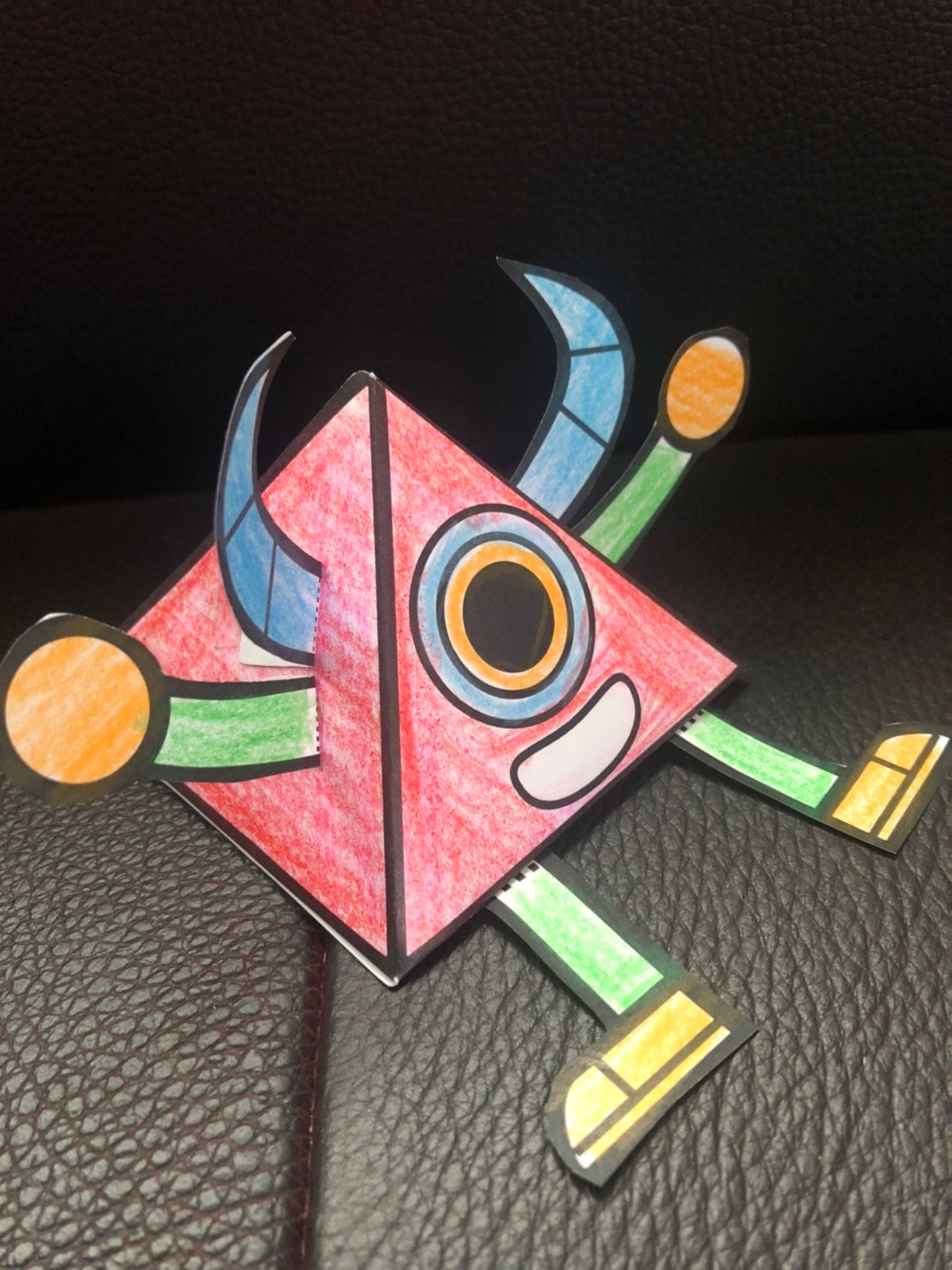 3D Shapes Monsters Geometry Crafts Printable Craft Activity for Kids ...
