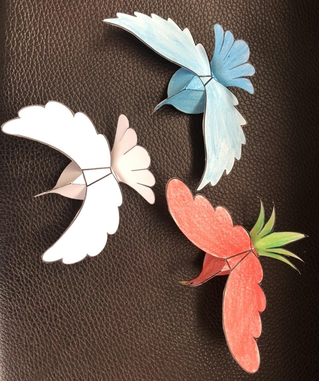 Bird Paper Craft Printable Craft Activity for Kids Instant Download ...