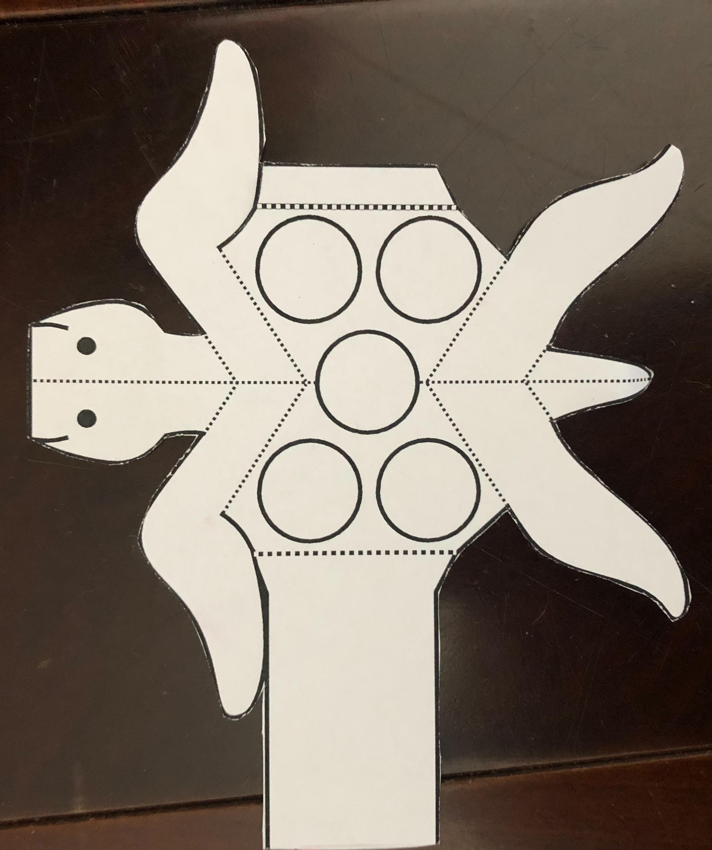 Sea Turtle Animals Printable Craft Activity for Kids, Digital Download ...