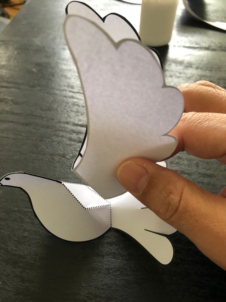 Bird Paper Craft Printable Craft Activity for Kids Instant Download ...