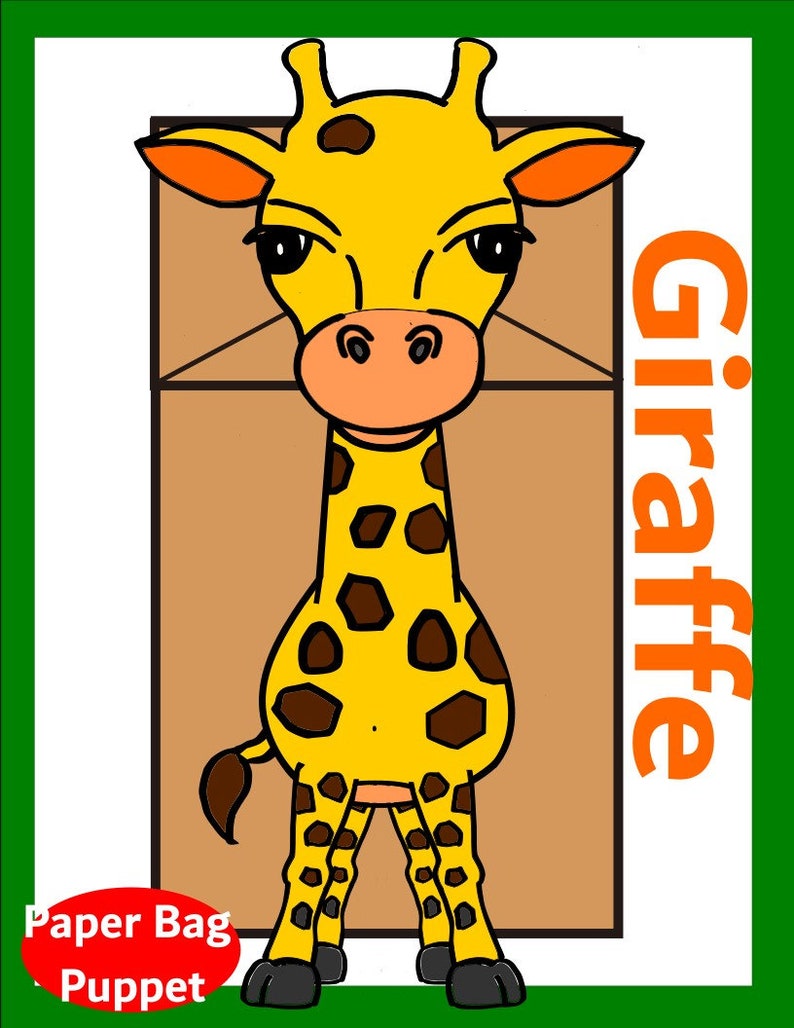 Animals Paper Bag Puppets Zoo Animal Printable Craft Art for Kids ...